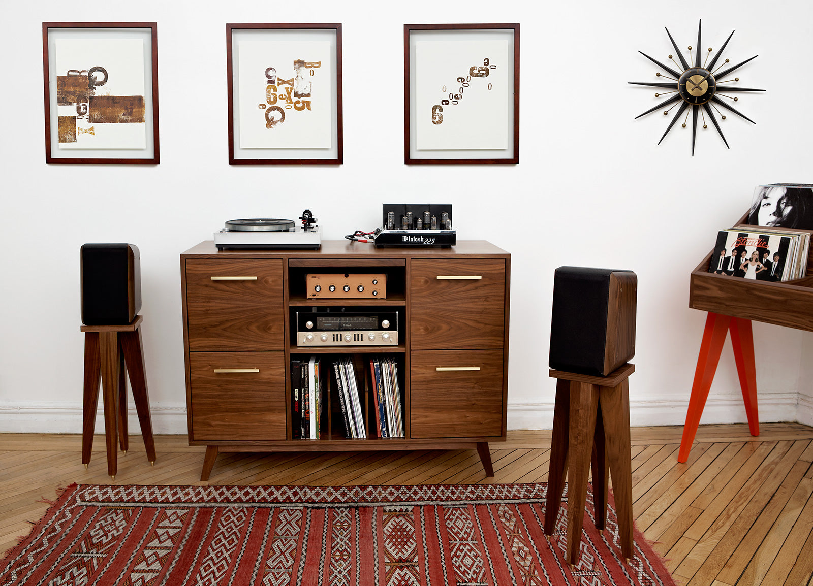 High End Quality Cabinets for LP Vinyl Record Storage | Atocha Design